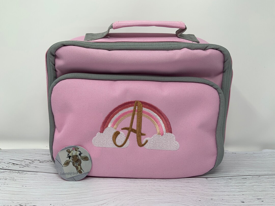 Personalised Embroidered Lunch Box School Lunch Cooler Bag Safari Lunch ...