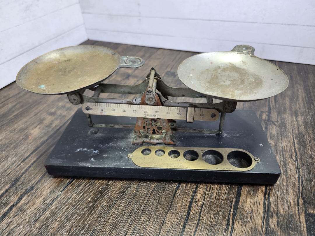 Eastman Kodak Studio Scale, Vintage, Retro Decoration, Black Brass ...