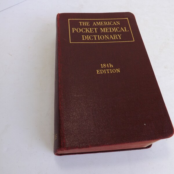 Medical Dictionary - Etsy