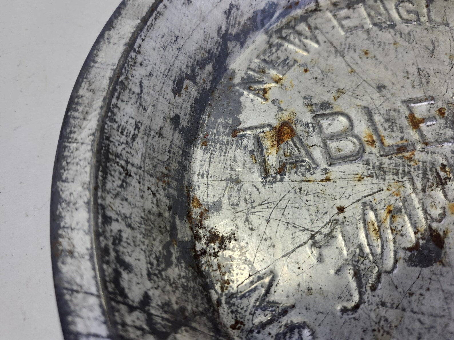 Vintage Table Talk Pie Plate: Flaky Crust Tin, Farmhouse Kitchen Decor ...