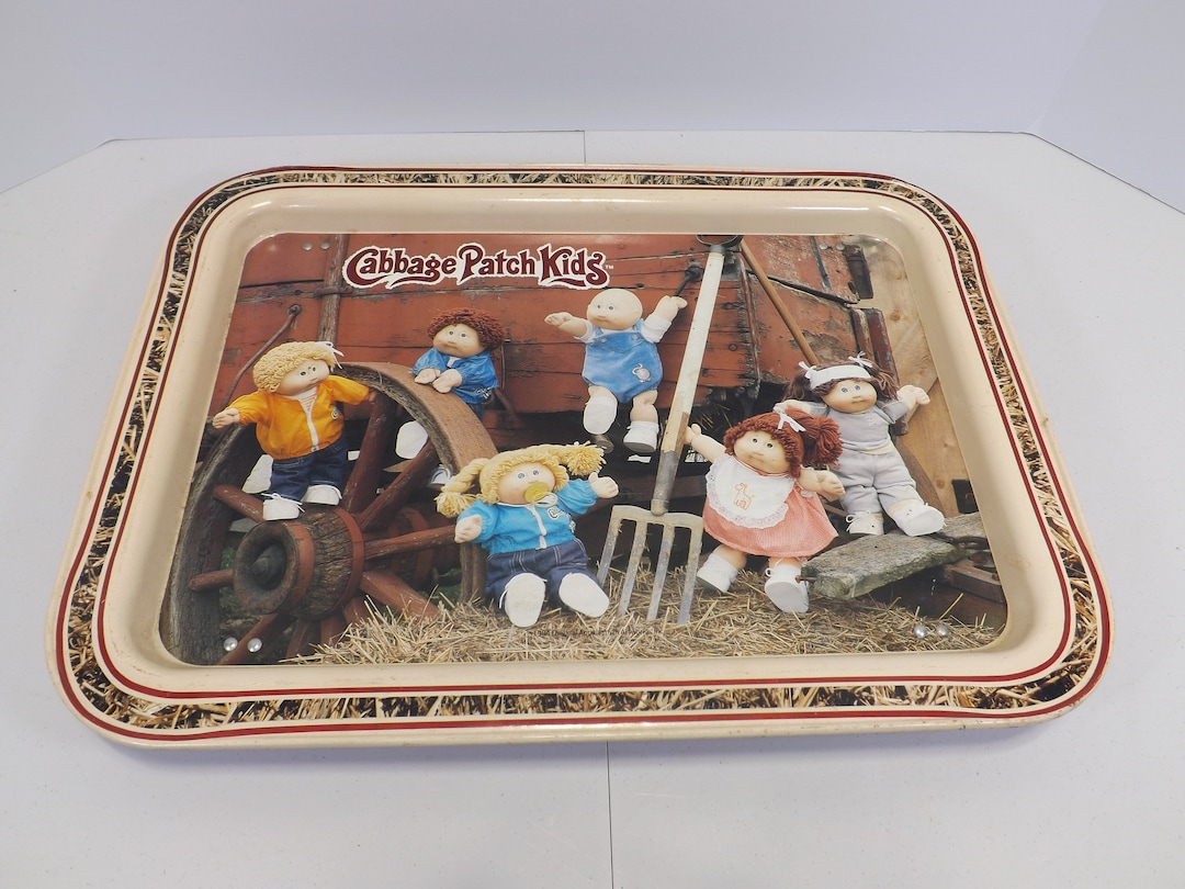Cabbage Patch Kids TV Tray, Movie Room Display, Vintage, Folding Tray ...