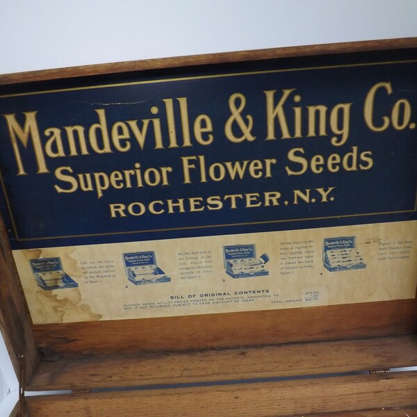 Old Seed Display Box - Etsy