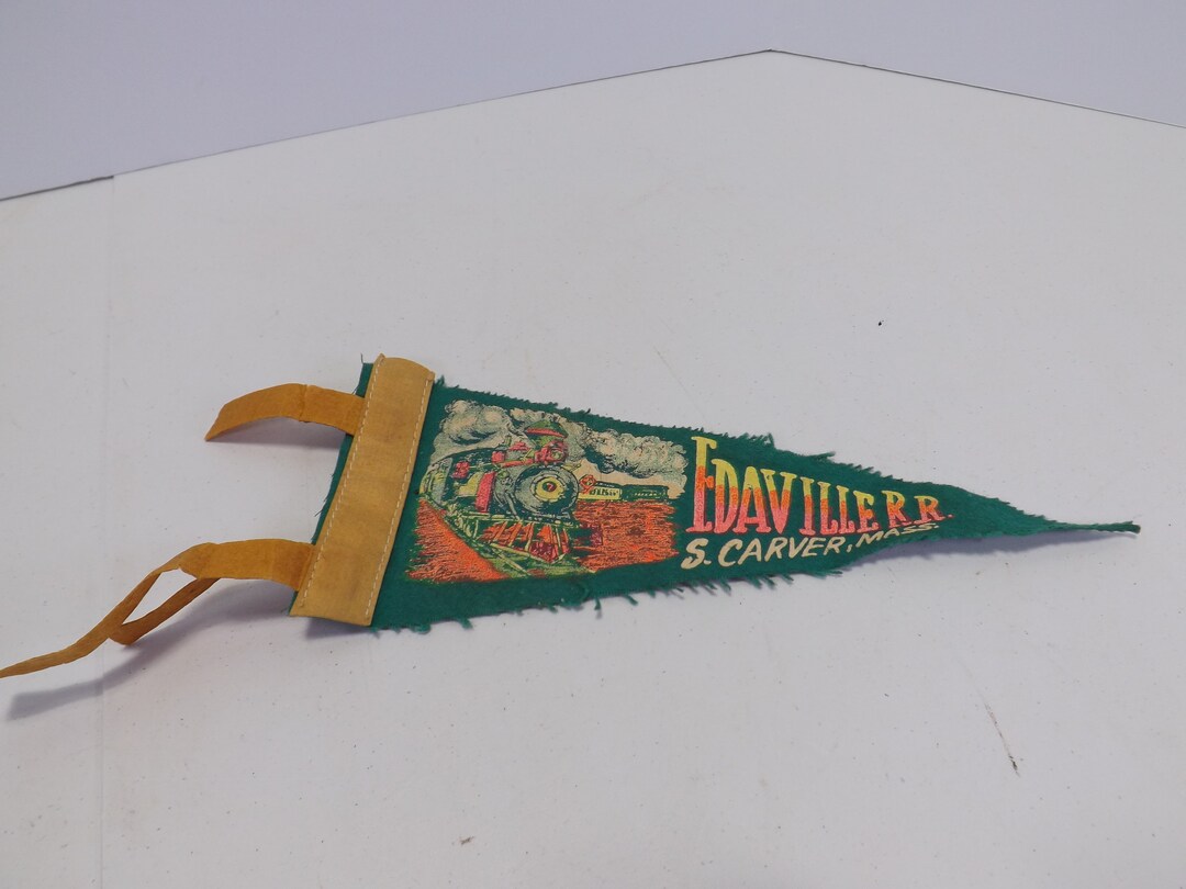 Edaville RR S Carver Mass Pennant, Flag, Boston Souvenir, Vintage ...