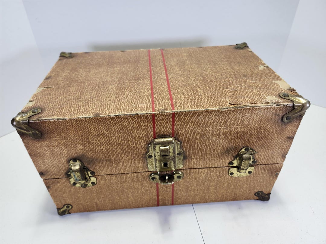 Doll Trunk, Case, Box, Vintage, Retro, Brown, Decor Decoration, Storage ...