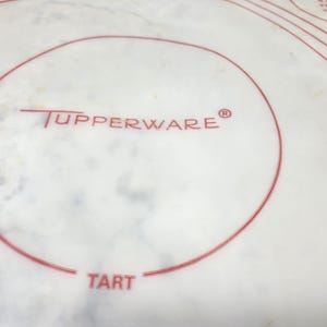 Set Tupperware Baking Items, 1965, Pastry Mat, Vintage Retro, Plastic ...