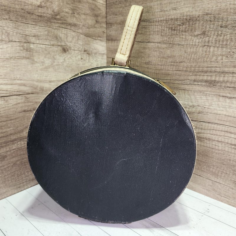 Round Suitcase - Etsy