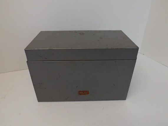 Boxes & Bins Home & Living decor storage grey man cave silver retro ...