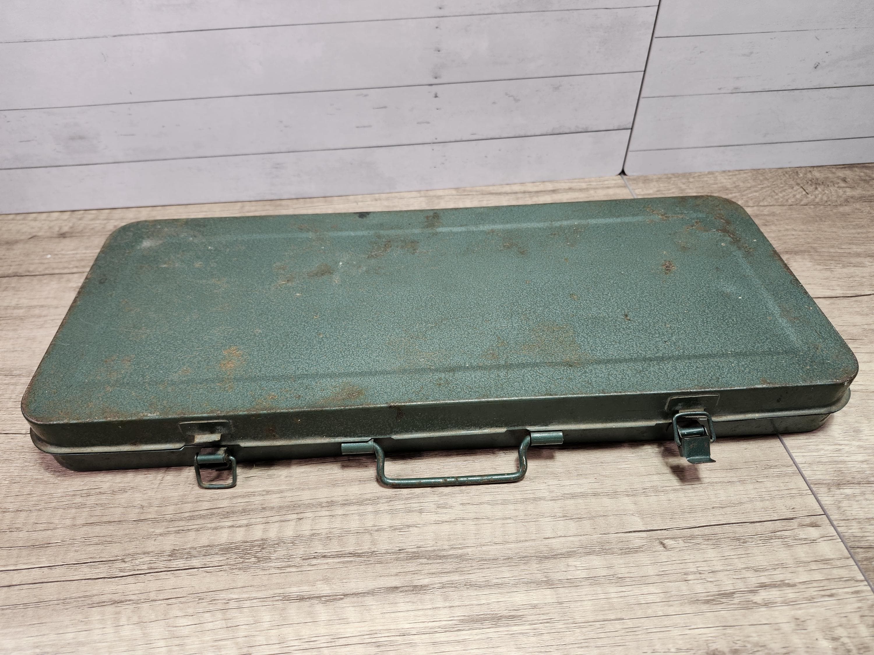 Vintage Champion Socket Set Metal Case: Blue Green Tool Box - Etsy