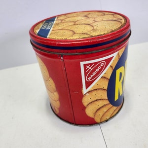 Ritz Cracker Keeper 1982 Cracker Tin, Vintage, Storage, Kitchen Decor ...