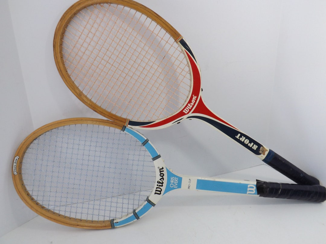 Set 2 Tennis Rackets, Vintage Retro, Sports, Wood Wooden, Sporting ...