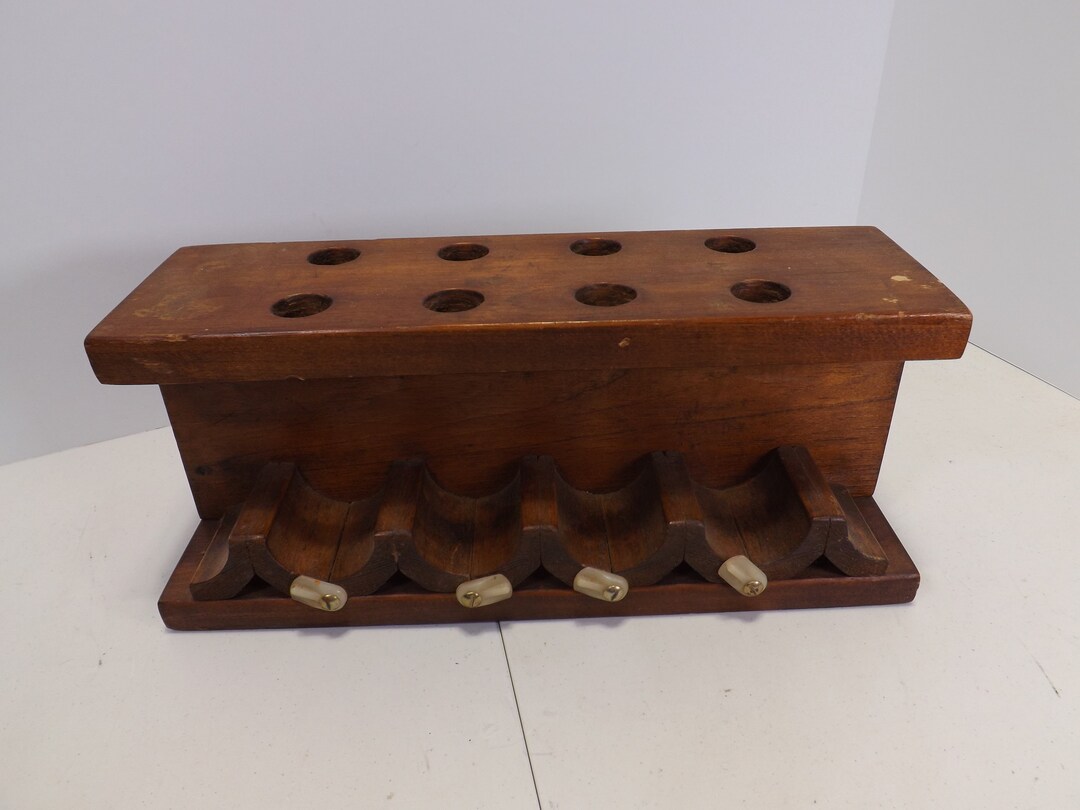 Wooden Pipe Stand, Vintage, Tobacco, Smoking, Rest, Pipe Holder, Wood ...