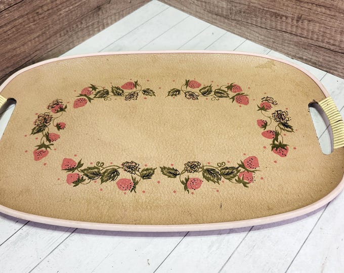 Vintage Strawberry Tray: Berry Plastic Retro Kitchen Decor - Etsy