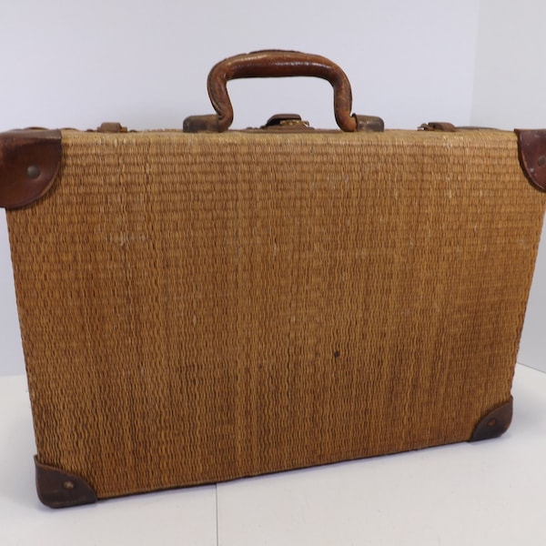 Wicker Suitcase - Etsy