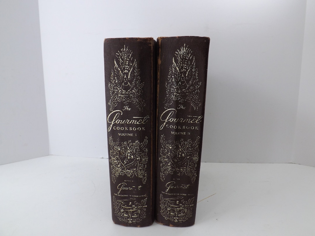 The Gourmet Cookbook Vol 1 and 2, Cook Book, Retro, Mid Century ...