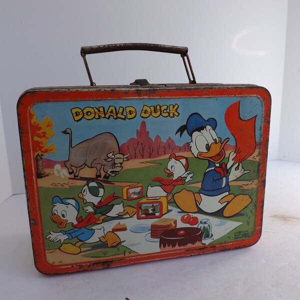 Vintage Lunch Box - Etsy