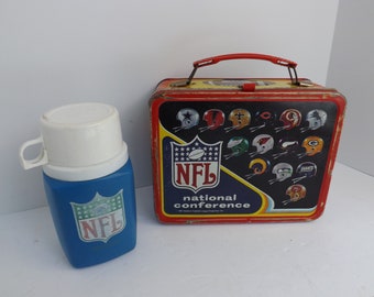 Metal Nfl Lunch Box | Etsy