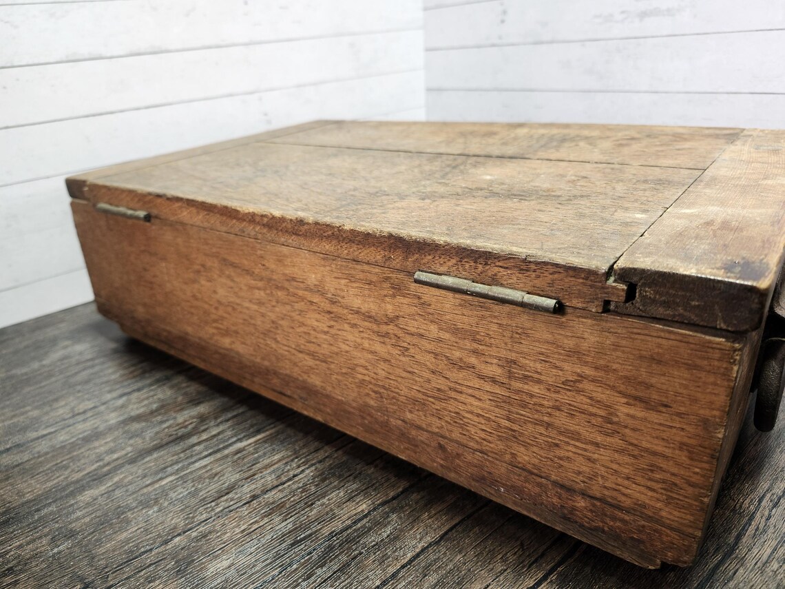 Vintage Torpedo Parts Wooden Chest: Rustic Industrial Storage - Etsy