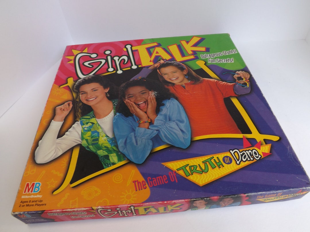 Girl Talk Game Vintage Board Game Boardgame Decor - Etsy