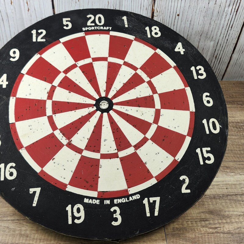 Vintage Dart Board - Etsy