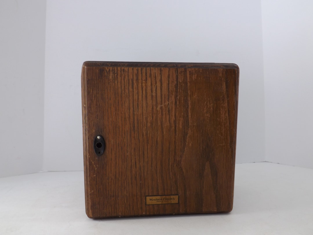 Western Electric Wooden Box, Wood, Decoration Display, Storage, Crate ...
