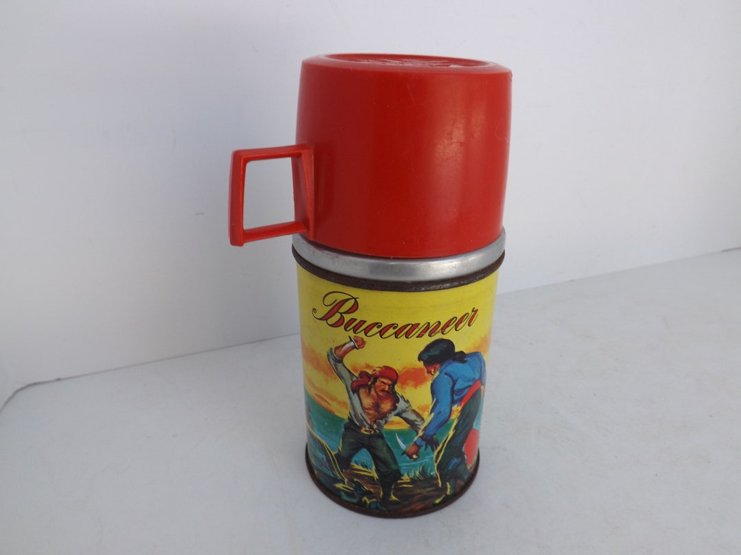 Aladdin Thermos Bottle, Buccaneer, Pirate, Vintage, Retro, Decor ...