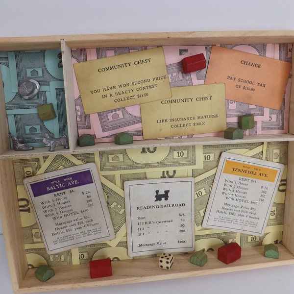 Monopoly Game Pieces - Etsy