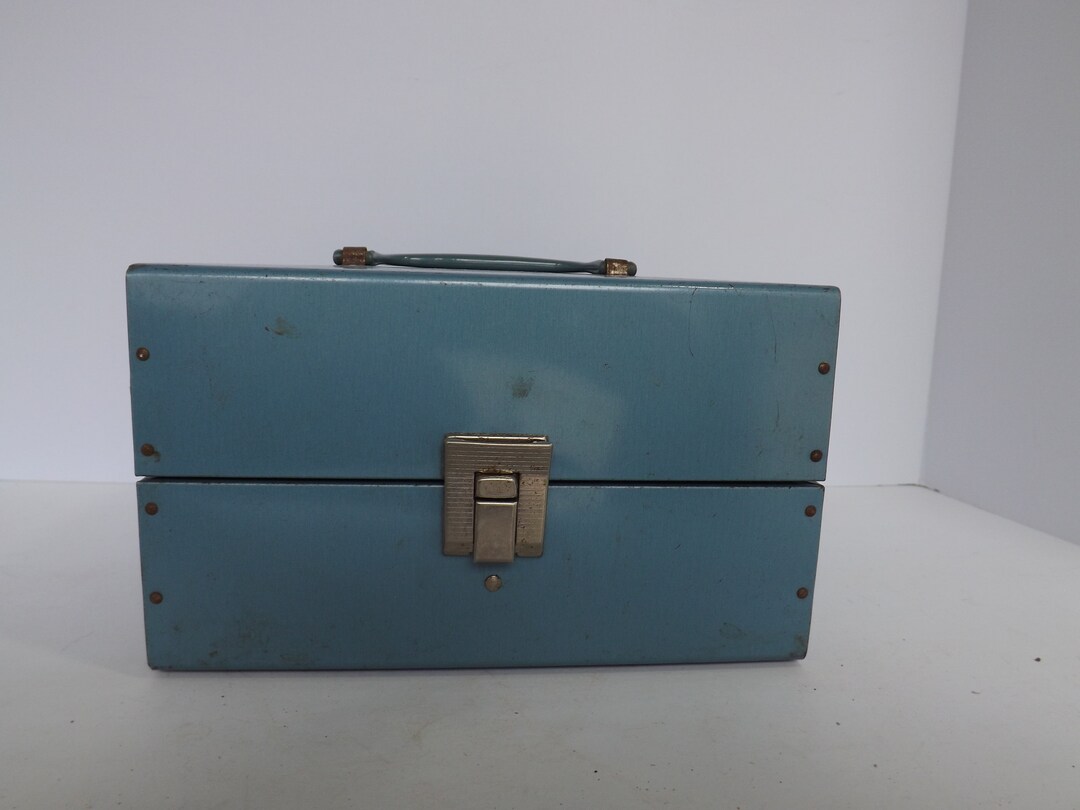 Bruce Metal Box, Film Chest, Slide Holder, Steel, Industrial, Vintage ...
