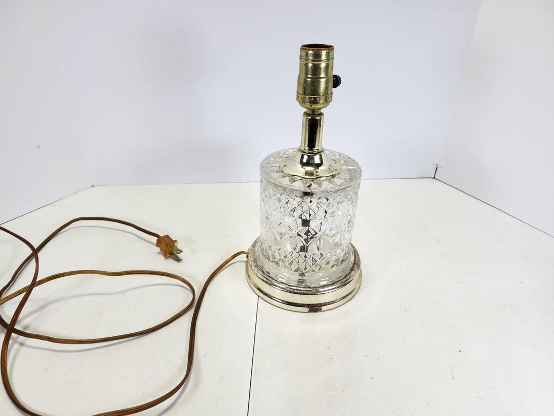 Vintage Table Lamp Base, Ornate Decoration, Living Room, Brass, Bedside ...