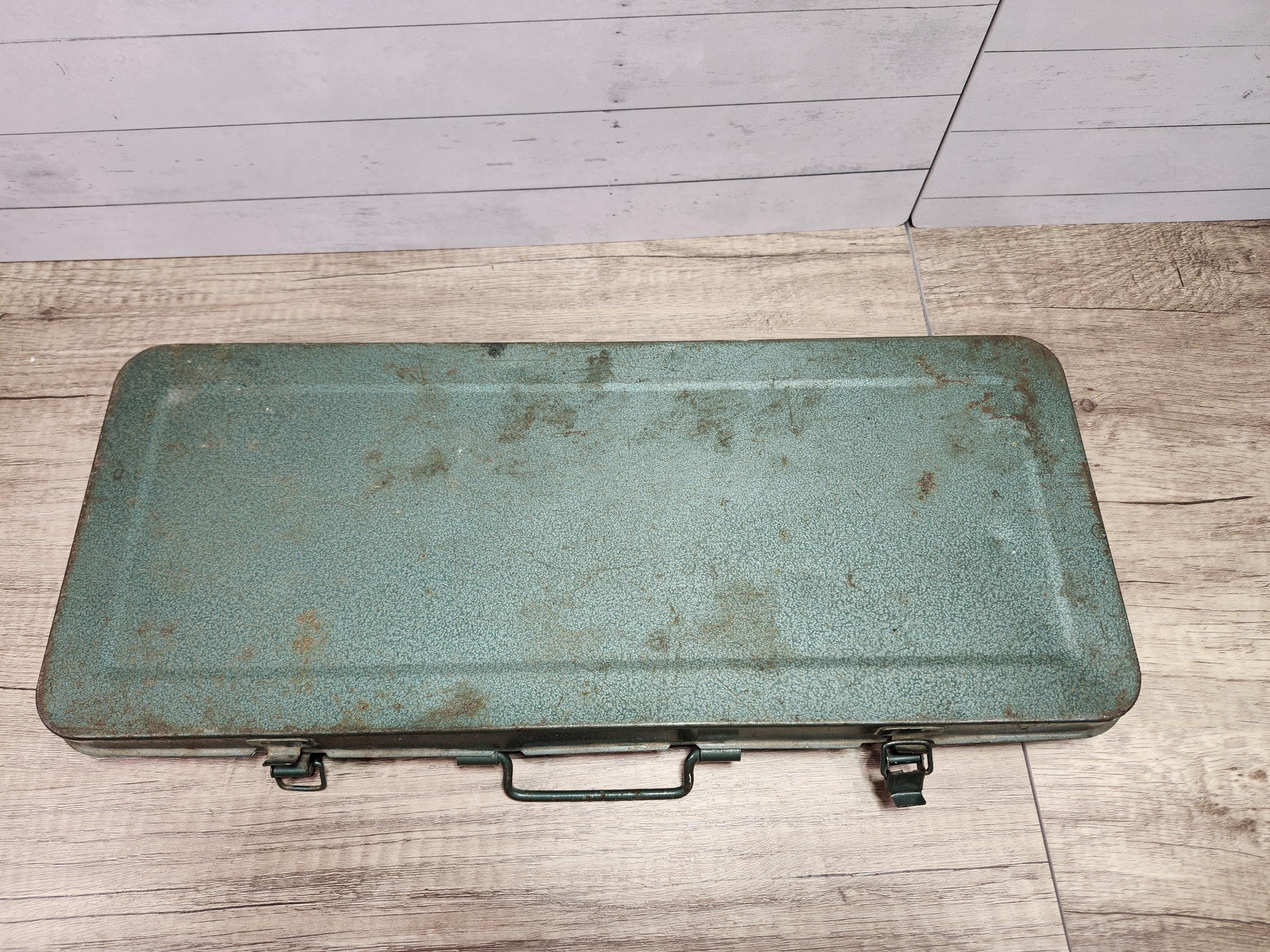 Vintage Champion Socket Set Metal Case: Blue Green Tool Box - Etsy