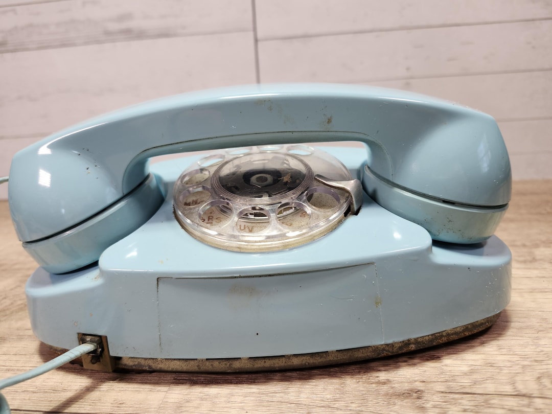 Western Electric Princess Phone, Rotary, Vintage Retro, Blue Decor ...