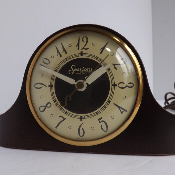 Buy Plug in Wall Clock - Etsy