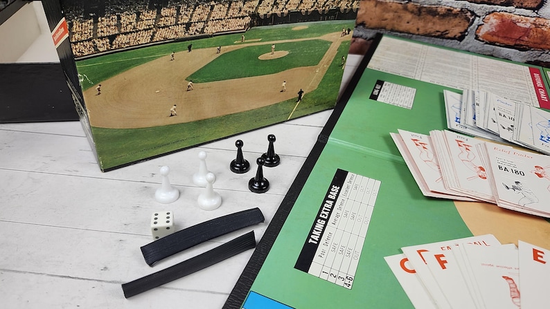 Vintage 1977 Baseball Strategy Game: Retro Sports Decor - Etsy