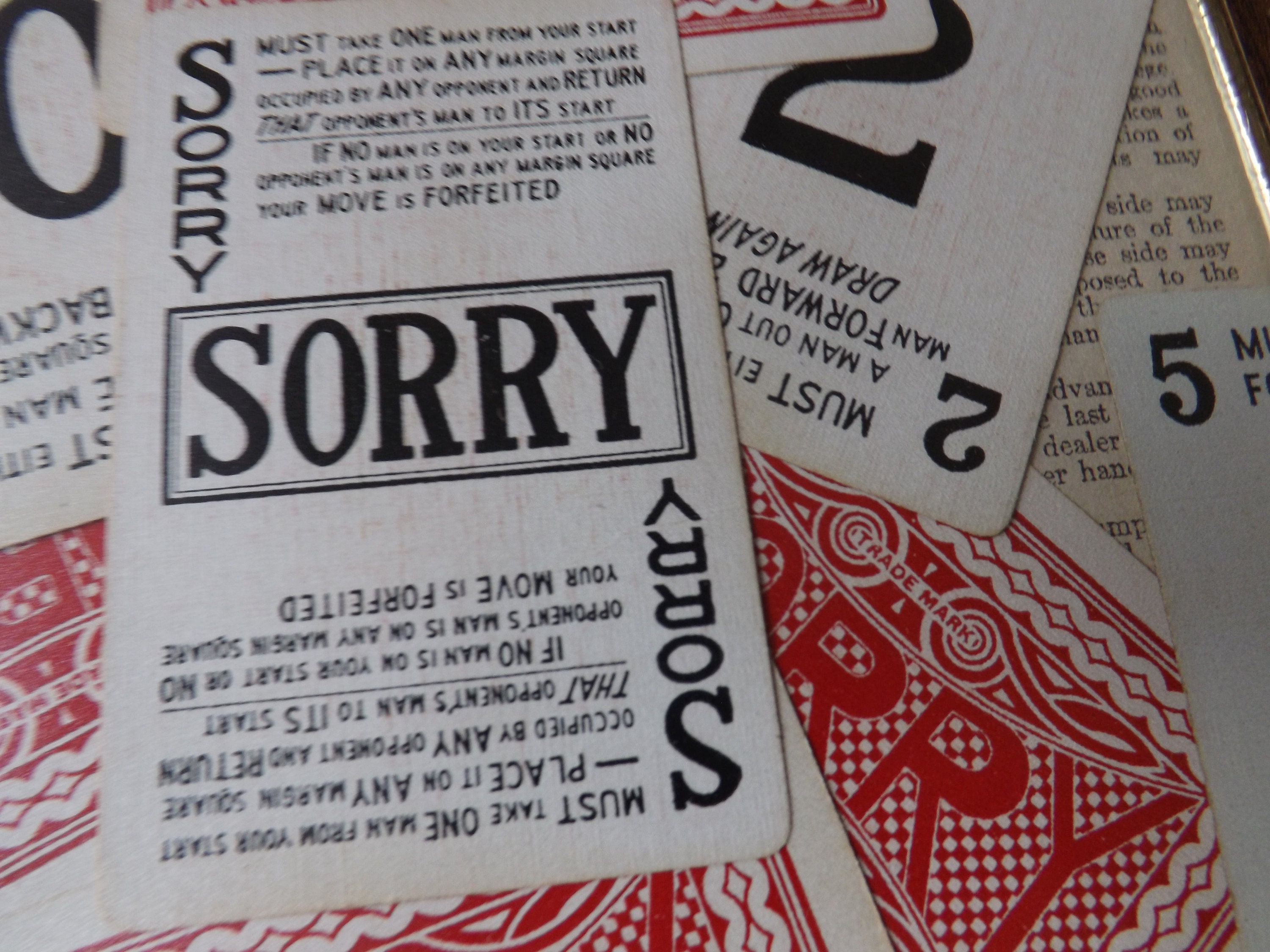 Vintage Framed Sorry Game Pieces Game Room Decoration Bar - Etsy