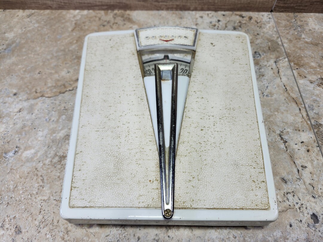 Vintage Detecto Bathroom Scale: White Mid-century Decor - Etsy