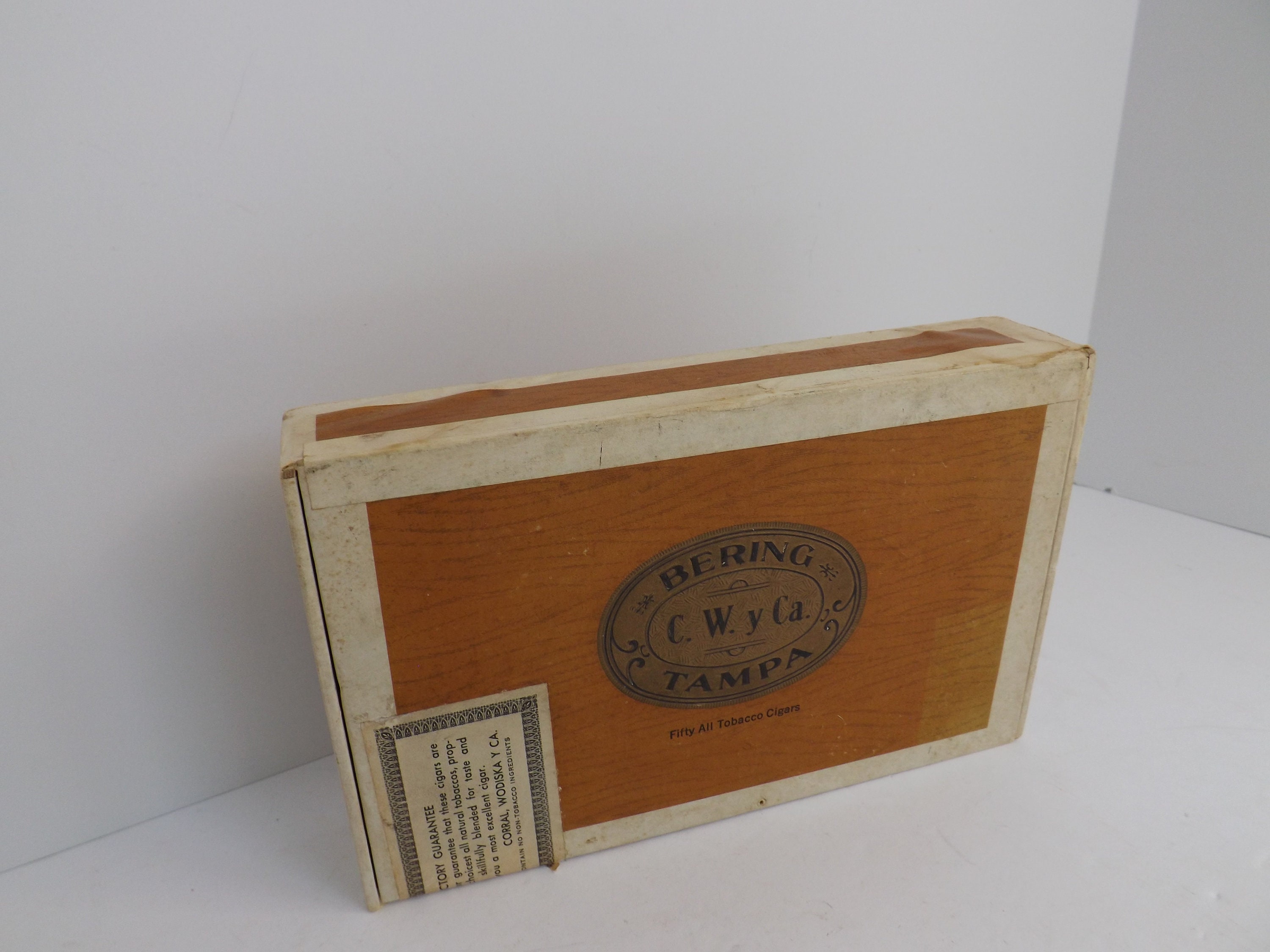 Bering Cigar Box Vintage Cardboard Smoking Pipe Tobacco | Etsy