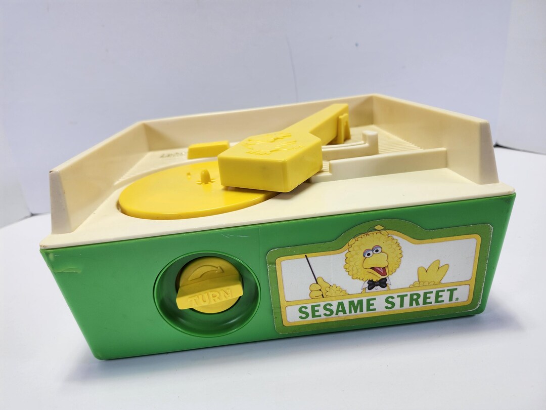 Fisher Price Sesame Street Music Box Record Player 995N, Vintage, 1984 ...