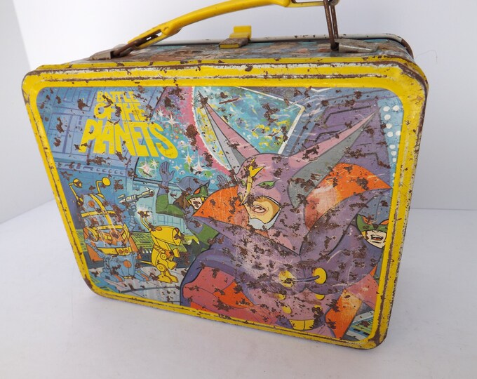 Battle of the Planets Metal Lunch Box, Vintage, Lunchbox Retro, Thermos ...