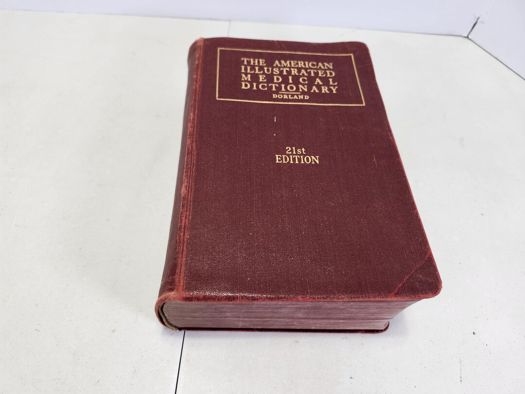 American Illustrated Medical Dictionary 1947, Health, Vintage Retro ...