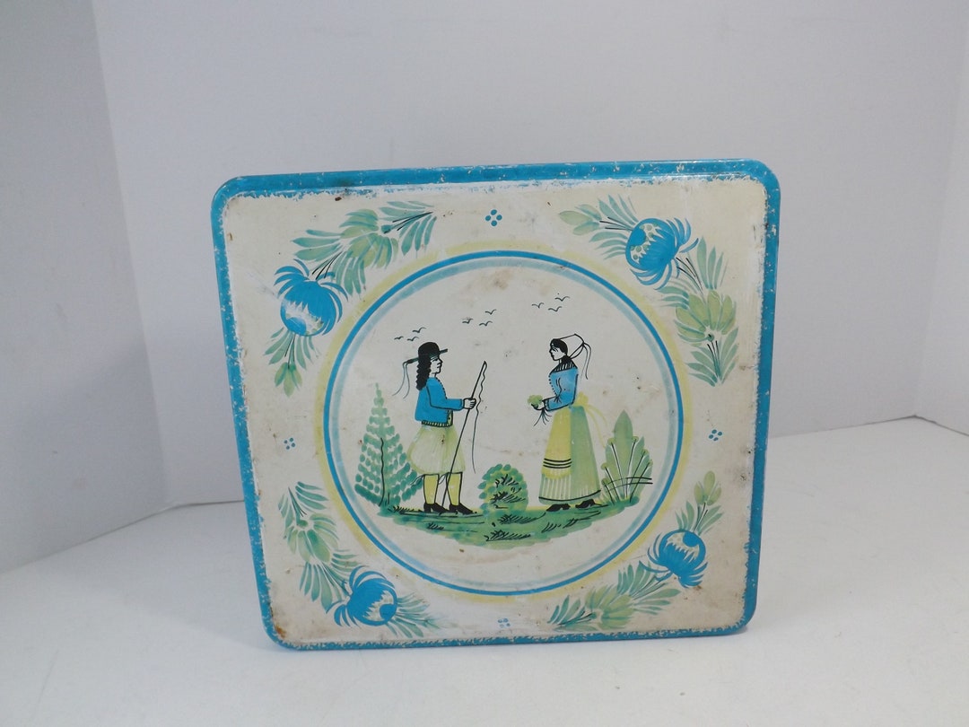 Massilly Tin, Vintage, Box, Kitchen Decor, Pantry Decoration ...