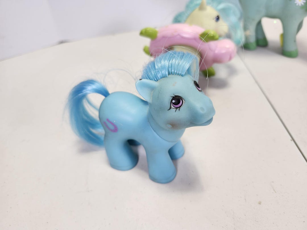 Vintage Pony Toy Set: MLP Baby Lucky & Sea Shimmer, Lanard Ponies - Etsy