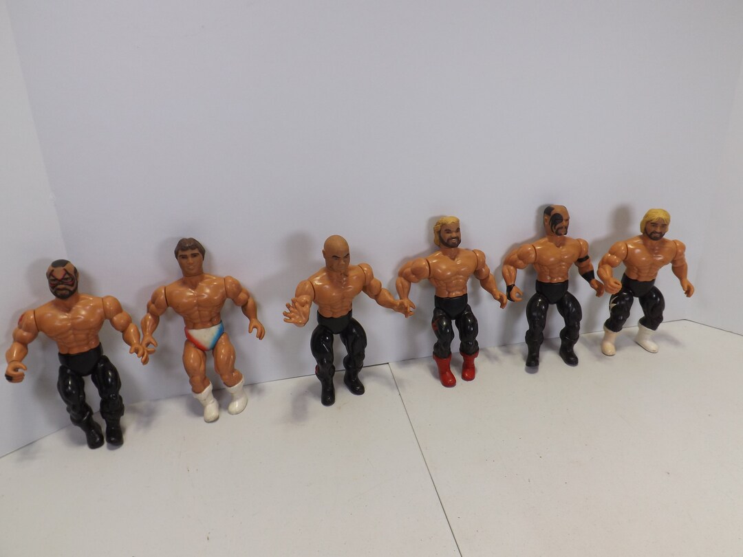 Lot of 6 Remco Wrestlers Action Figure, Vintage Retro, 80s 1985 ...