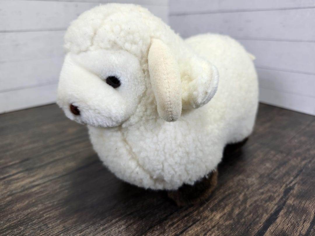 Vintage 1982 Gund Stuffed Sheep Plush: Rustic Nursery Decor - Etsy