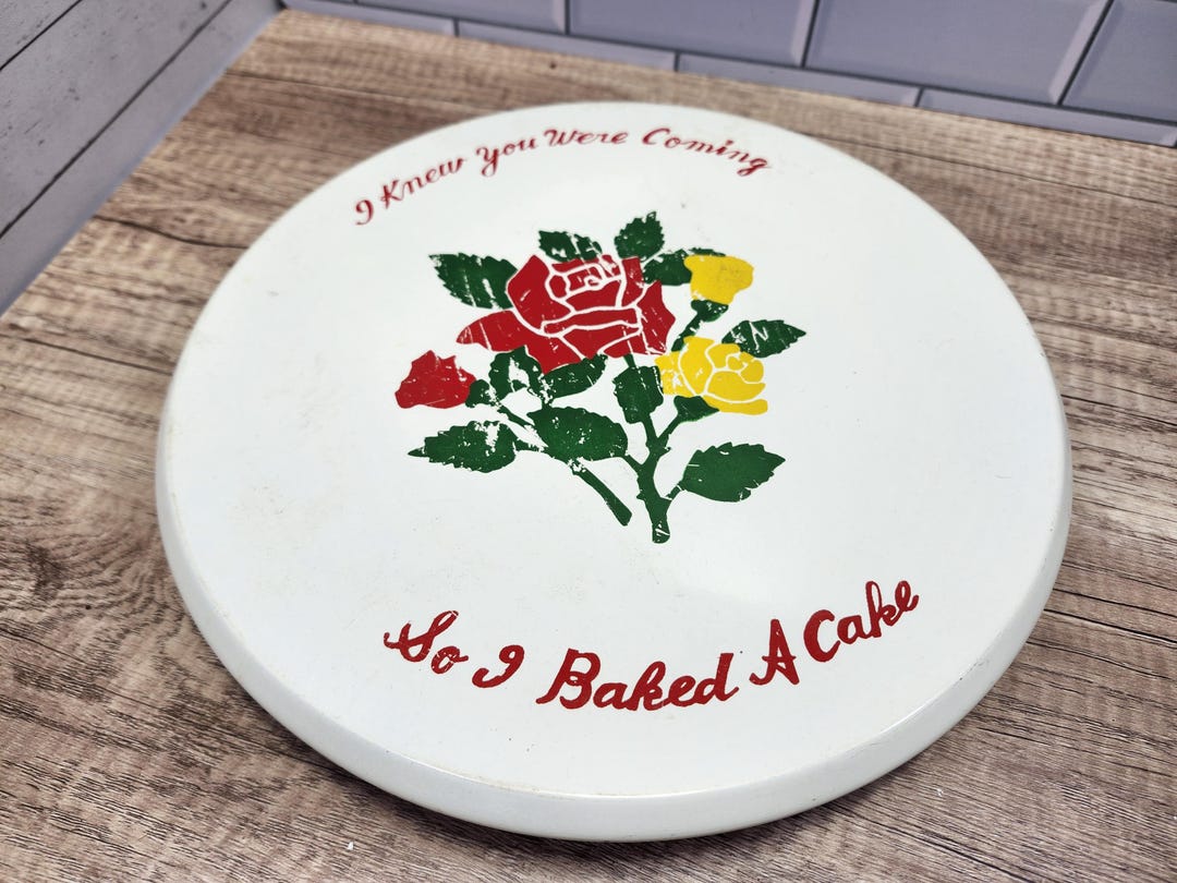 Vintage Musical Cake Plate: Rotating Metal Serving Stand - Etsy