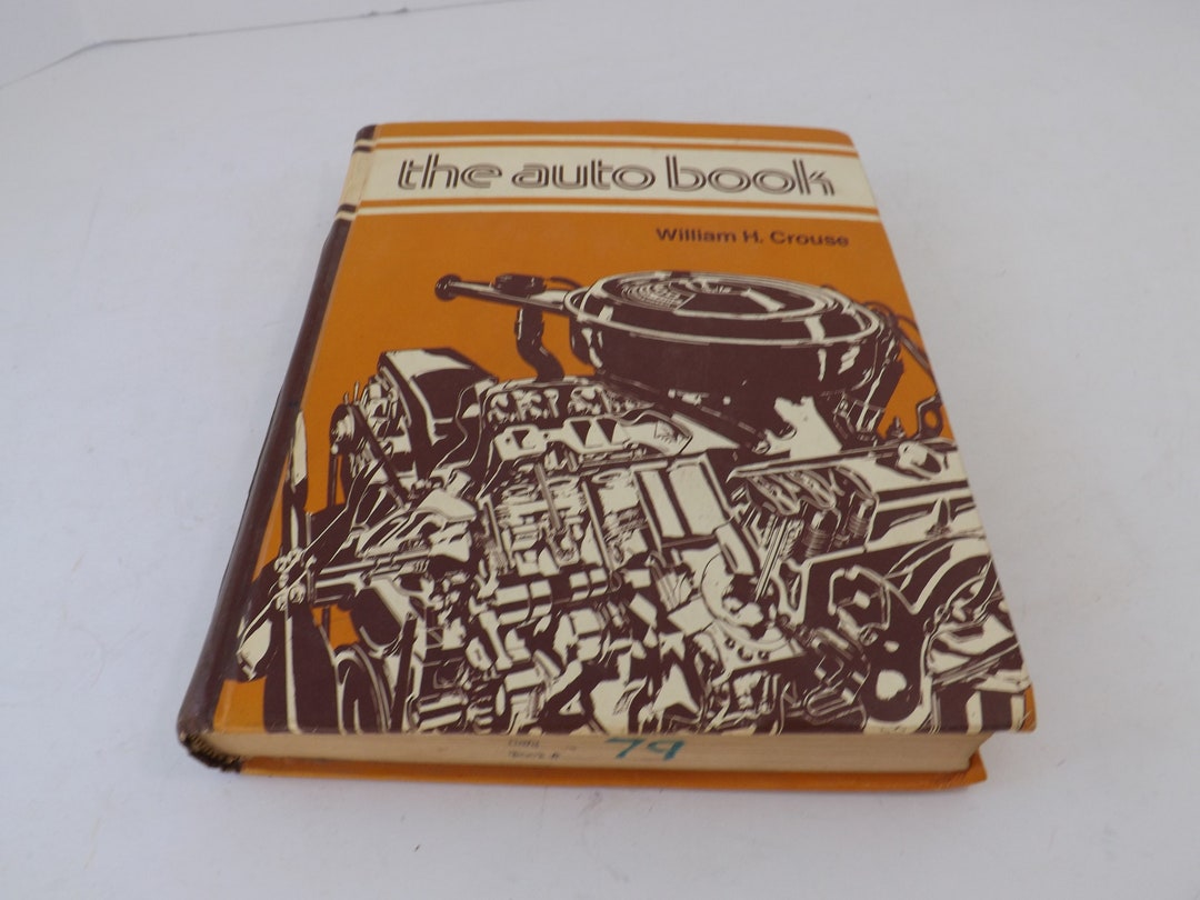 The Auto Book Textbook 1974, Vintage Retro, Guide, Decor Decoration ...