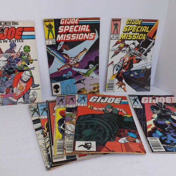 Vintage Gi Joe Comic - Etsy