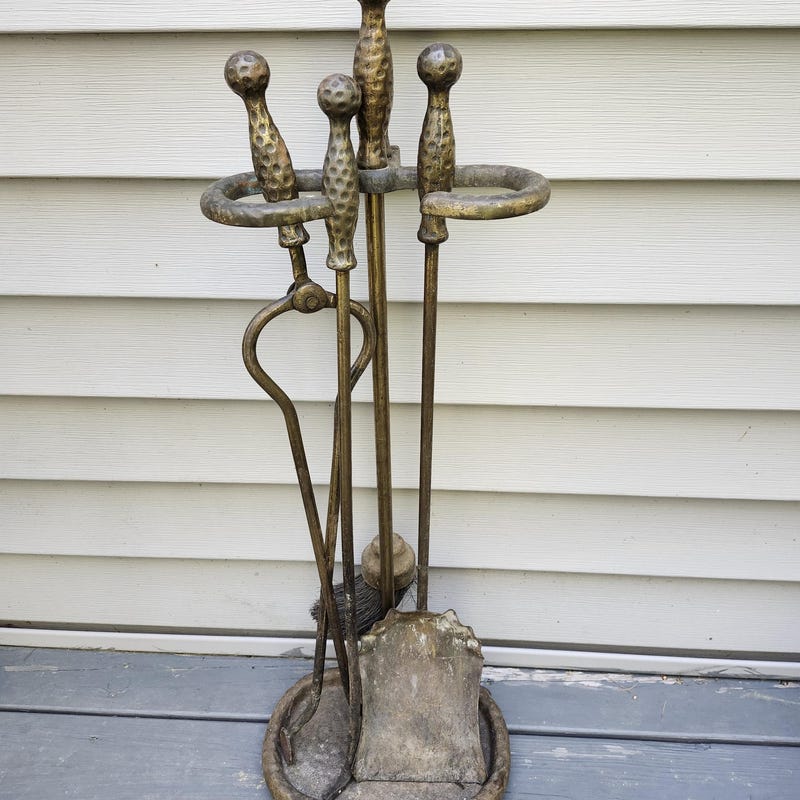 Fireplace Tool Set - Etsy