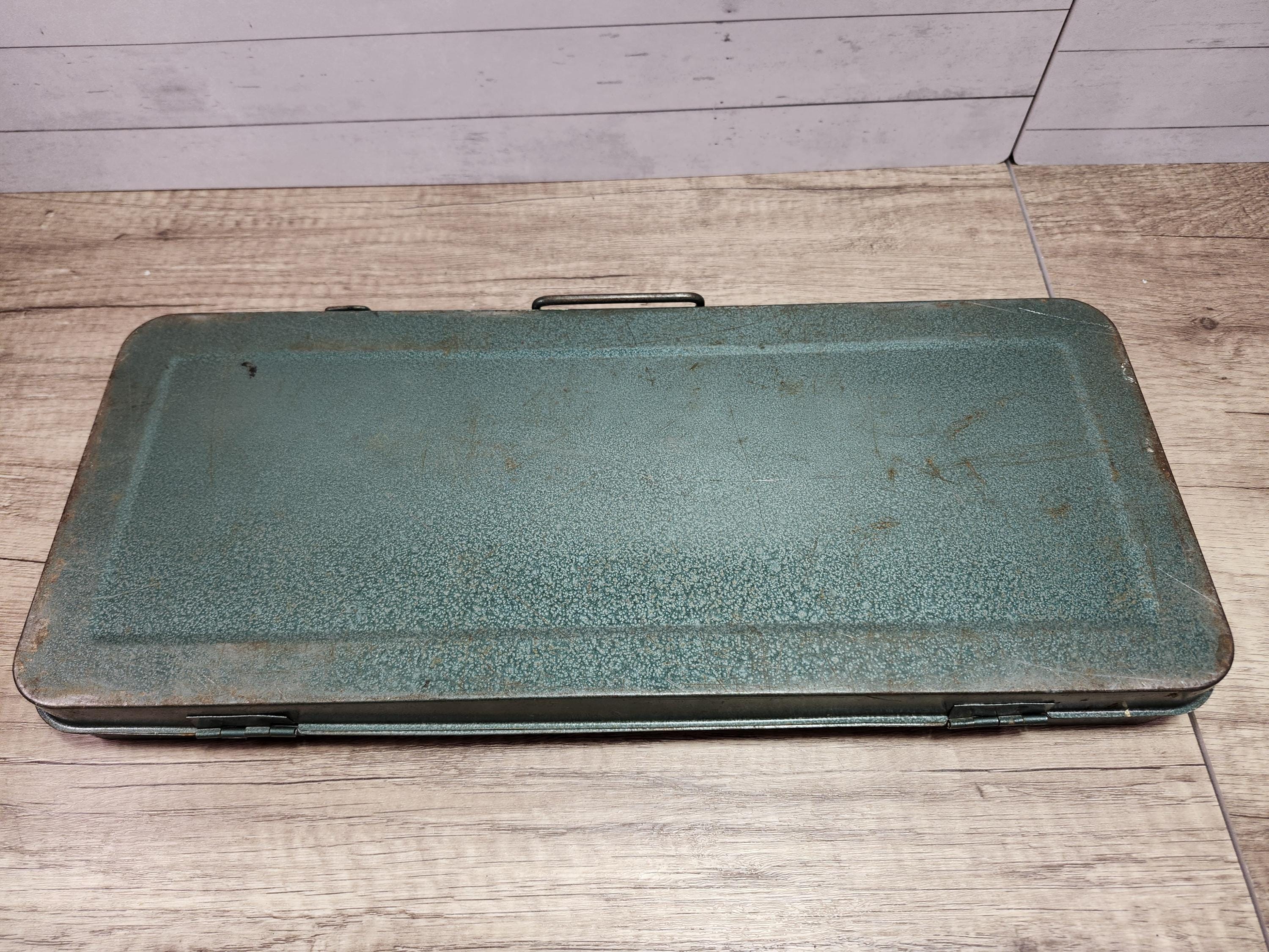 Vintage Champion Socket Set Metal Case: Blue Green Tool Box - Etsy
