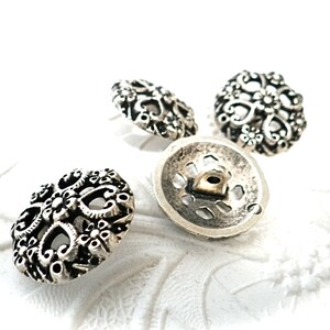 Pewter Cast Buttons 4 Costume Buttons Sewing Shoe Making BT-110 - Etsy
