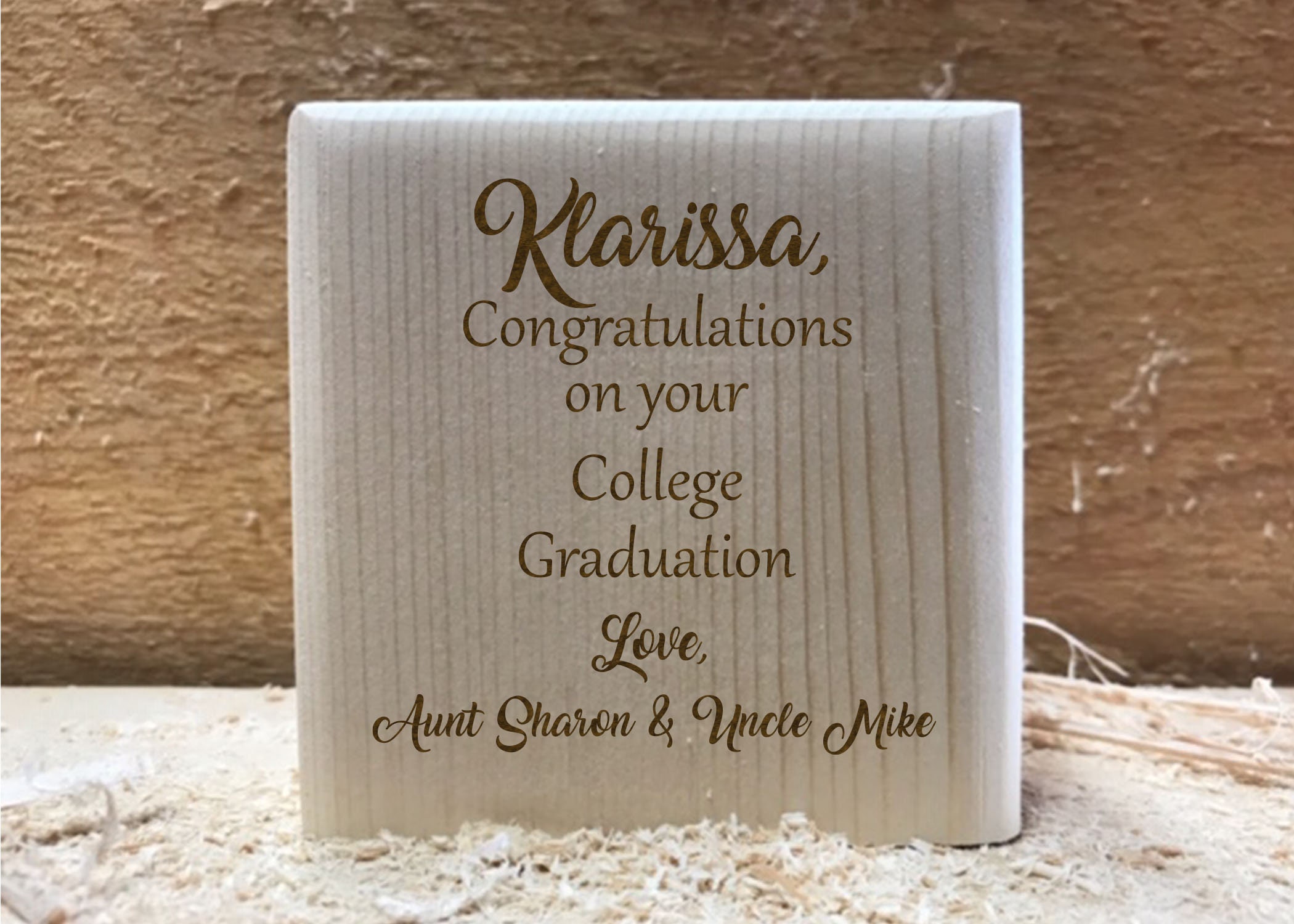 Graduation Block Inspire. Be the Change. Inspirational - Etsy