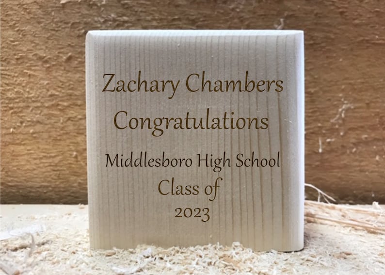 Graduation Block Inspire. Be the Change. Inspirational - Etsy